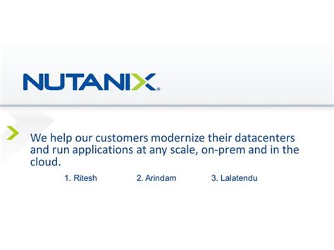 Nutanix Overview And Future Recommendation Ppt