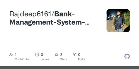 GitHub Rajdeep Bank Management System Using C