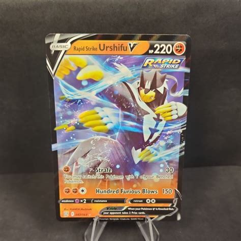 Rapid Strike Urshifu V 087 Full Art Ultra Rare Battle Styles Ebay