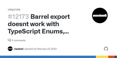 Barrel Export Doesnt Work With Typescript Enums Causes Does Not