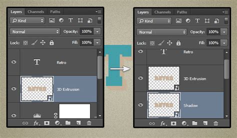 Create A D Retro Text Effect Using Layer Styles In Adobe Photoshop Envato Tuts