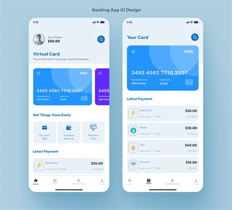 Banking App UI Design On Behance Banking App UI Design On Behance