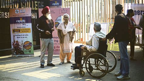 Delhi Assembly Polls Turnout Dips In Key Seats New Delhi And Delhi