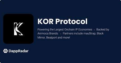 kor protocol nft collection overview and analytics dappradar