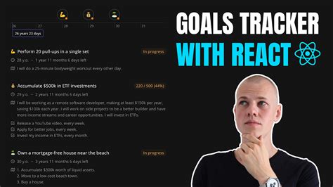 Building A Goal Tracking System For A Productivity App By Radzion