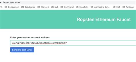 Load Test Ether For Ropsten Network In Metamask Blog