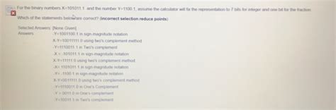 solved for the binary numbers x 101011 1 and the number