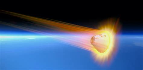Space Capsule Reentry
