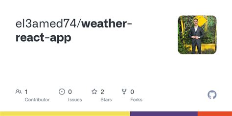 GitHub El Amed Weather React App