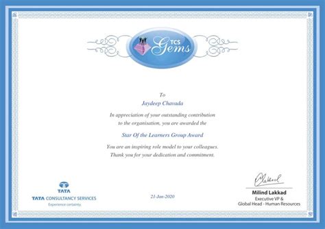 Jaydeep Chavda On Linkedin Tcs