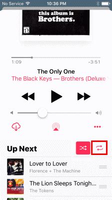 IOS Set Song To Repeat