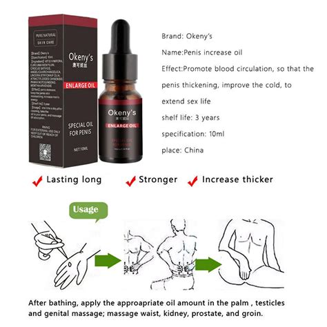For Men Sex Enlarge Oils Permanent Thickening Growth Pills Increase Big