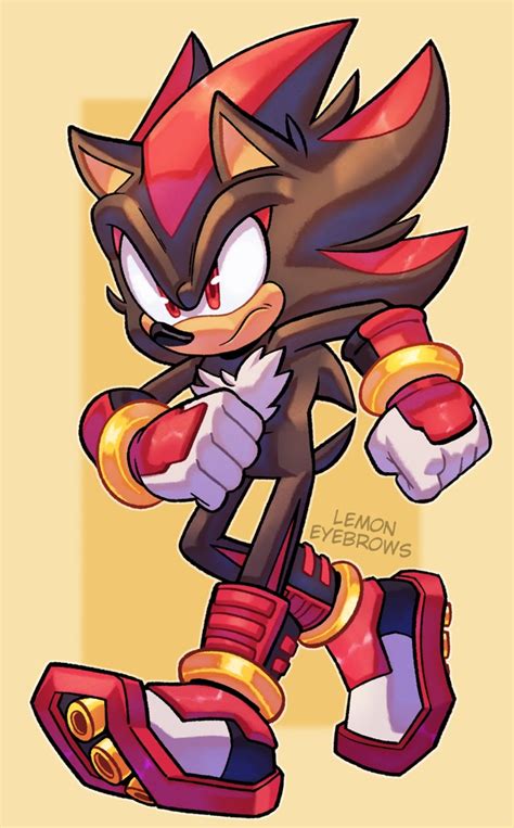 188701 Safe Artistlemoneyebrows Shadow The Hedgehog Sonic