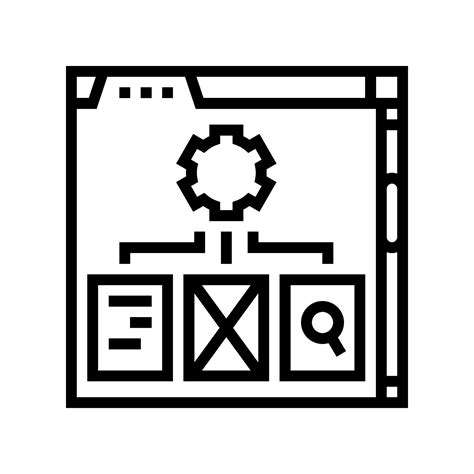 Content Organization Technical Writer Line Icon Vector Illustration 33064203 Vector Art At Vecteezy