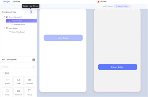 Drawer Navigator Main Screen Is Not Showing Questions About Thunkable Community
