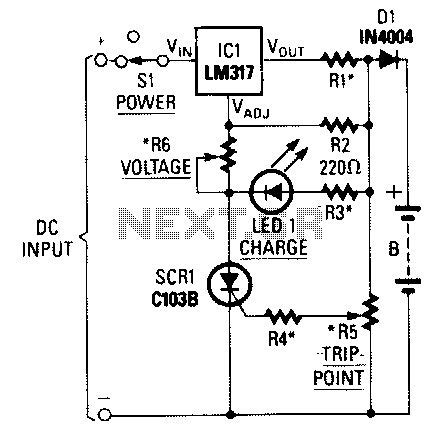 Universal battery charger schematic Esquemas eletrônicos Circuito eletrônico Carregador