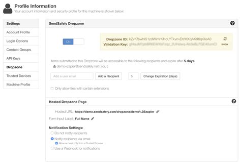 Zapier Dropzone Integration Guide Online Help Center