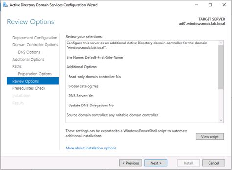 side by side upgrade of a domain controller running windows server