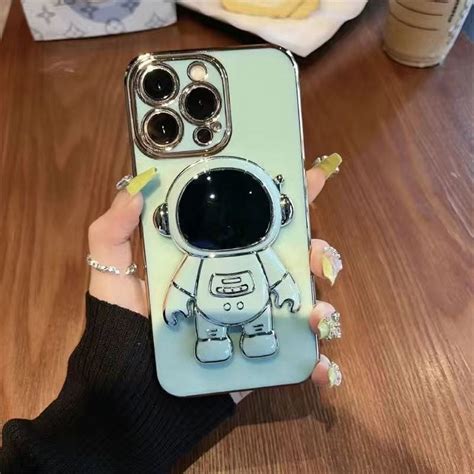 Vivo Y36 5g Luxury Astronaut Phone Holder Stand Case For Vivo Y35 Y33s