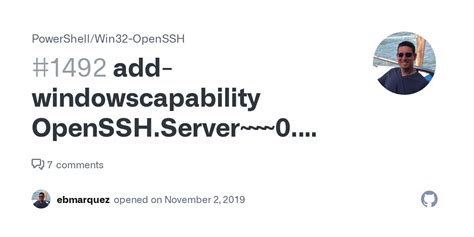 Add Windowscapability OpenSSH Server Does Not Install Sshd Components Issue
