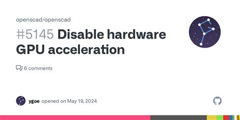 Disable Hardware Gpu Acceleration · Issue 5145 · Openscadopenscad