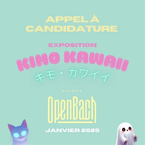 Call For Artists Appel à Candidature Exposition Kimo Kawaii