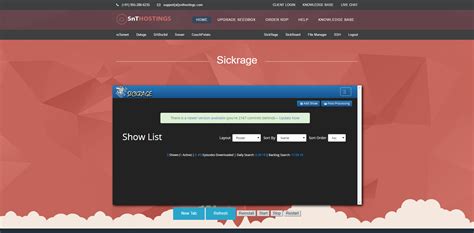 How To Configure SickRage Knowledgebase SnTHostings Cheap Top Seedbox VPS RDP Server
