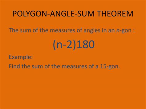 PPT 3 4 The Polygon Angle Sum Theorem PowerPoint Presentation Free Download ID 1990140