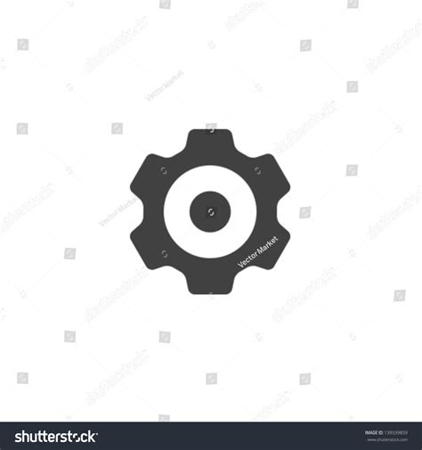 Vector Cog Settings Icon Symbol Stock Vector Royalty Free 139339859 Shutterstock