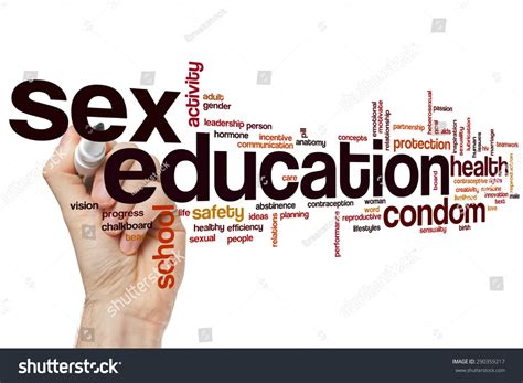 Sex Education Word Cloud Concept Stock Photo Shutterstock