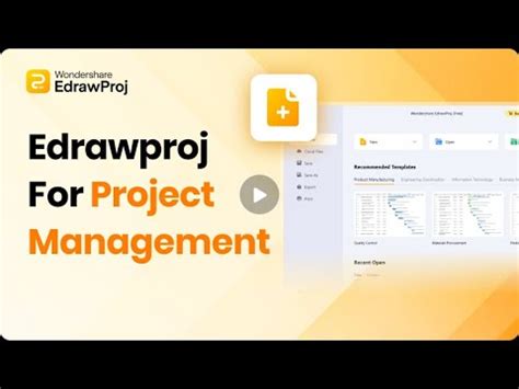 How To Use Edraw For Project Management YouTube
