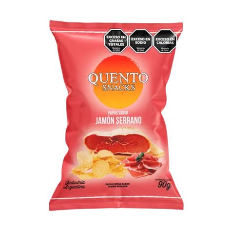Snack Papas Quento 90g Jamon Serrano — El Clon