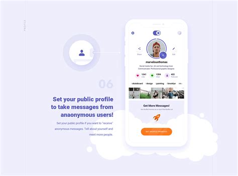 Connected Me Anonymous Chat UI UX Concept Design On Behance