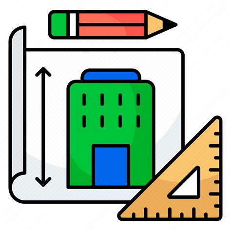 Building Blueprint Engineering Map Construction Plan Prototype