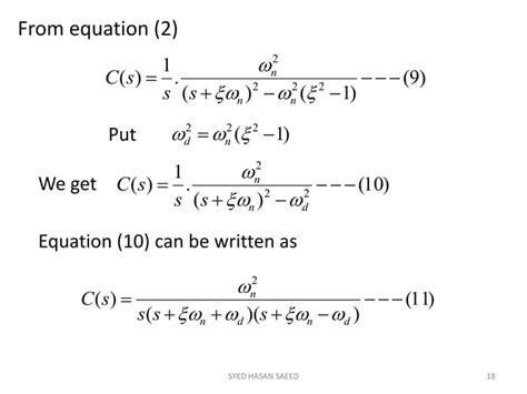 time response second order pdf