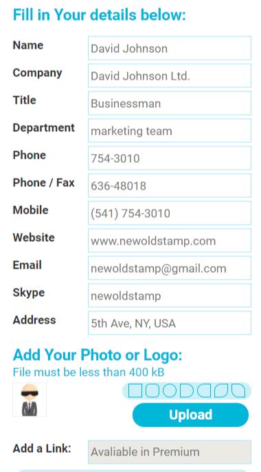 Crear Firmas HTML Online Gratis