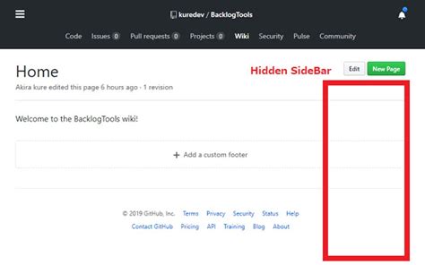 Toggle GitHub Wiki s RightBar para Google Chrome Extensión Descargar