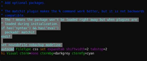 Syntax Highlighting How To Change The Color Of The Selected Code Vim Scheme Stack Overflow