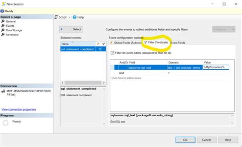 Sql Server Extended Events To Trace Stored Procedure Call