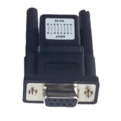Moxa ADP RJ458P DB9F Connecteur DB9F Vers RJ45