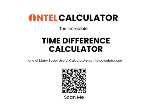 Time Difference Calculator — Find The Difference Between Two Times