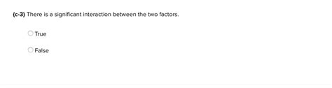solved f p value anova source of variation factor a factor b