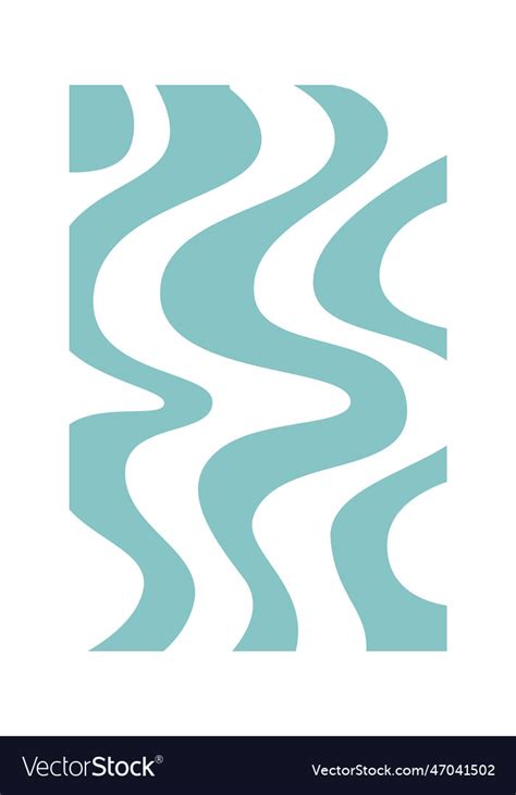 Abstract Curved Rectangle Pattern Royalty Free Vector Image