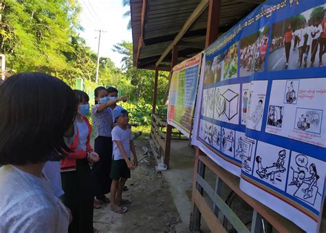 အမာမြို့၌ မသန်စွမ်းသူများ၏ အခွင့်အရေးဆိုင်ရာများနှင့်ပတ်သက်၍ အသိပညာပေးနံရံကပ်စာစောင်များပြသ