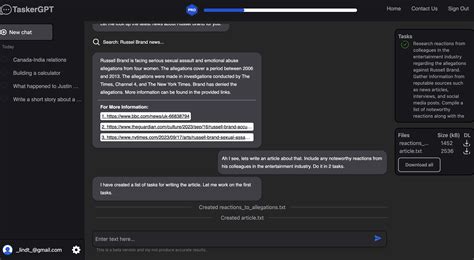 Update Taskergpt New Interface Web Search And A Few Other Things R Autogpt