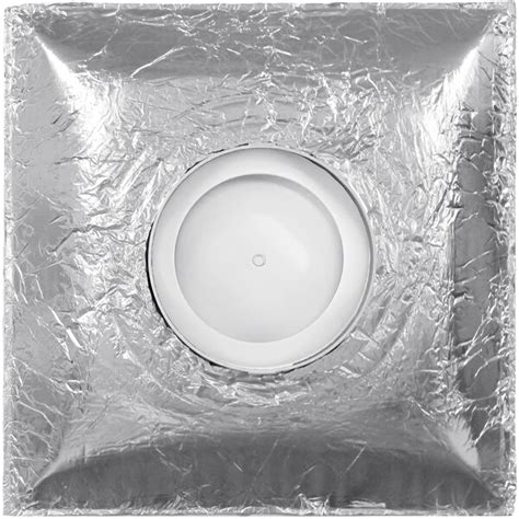 American Louver Company Stratus White Cone Diffuser With 14 Neck And R6 Insulation Str C 14w R6