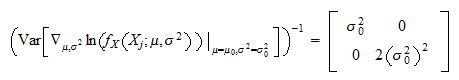 Normal Distribution Maximum Likelihood Estimation