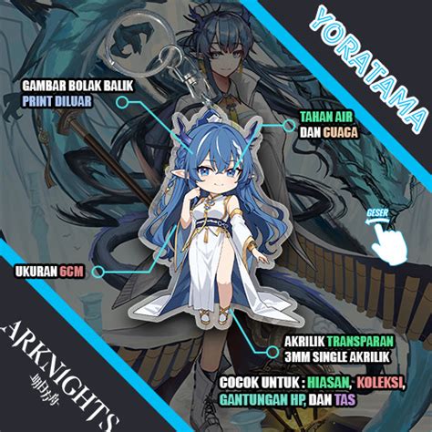 Jual Gantungan Kunci Arknights Ling Keychain Single Custom Ling Skin Chibi Kab Bandung