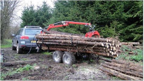 Professional Self Contained Atv Hydraulic Timer Log Crane Logging Tr Sdi Factory Direct