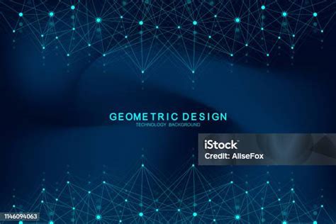 연결 된 라인과 점으로 추상적 신경 총 배경 화합물을 통해 신경 총 기하학적 효과 빅 데이터 라인 신경 총 최소 배열 디지털 데이터 시각화 벡터 일러스트 건강관리와 의술에